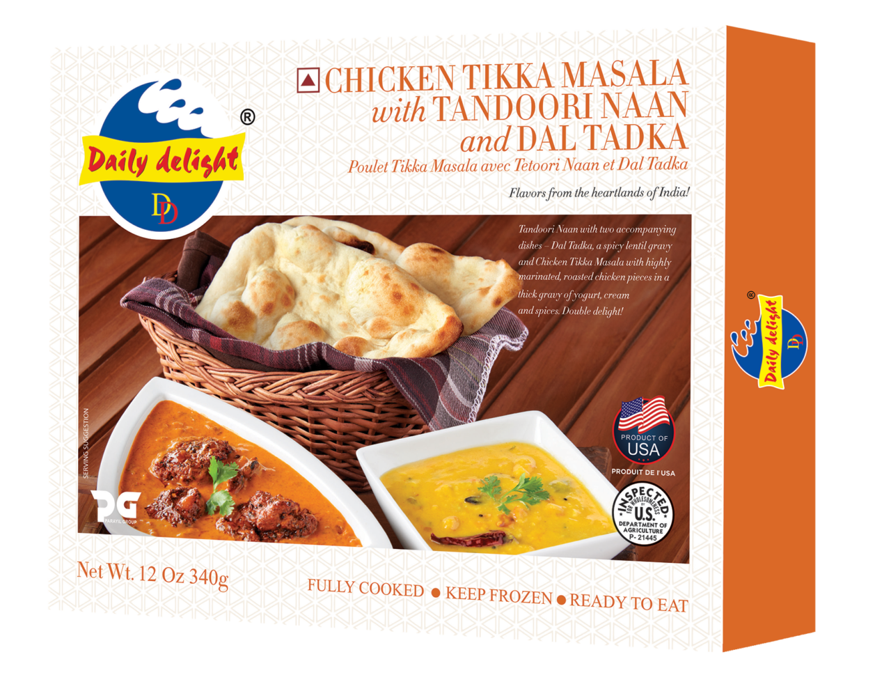 Chicken Tikka Masala With Tandoori Naan & Dal Tadka – Daily Delight