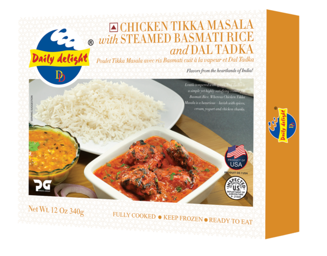 Chicken Tikka Masala With Steamed Basmati Rice & Dal Tadka – Daily Delight